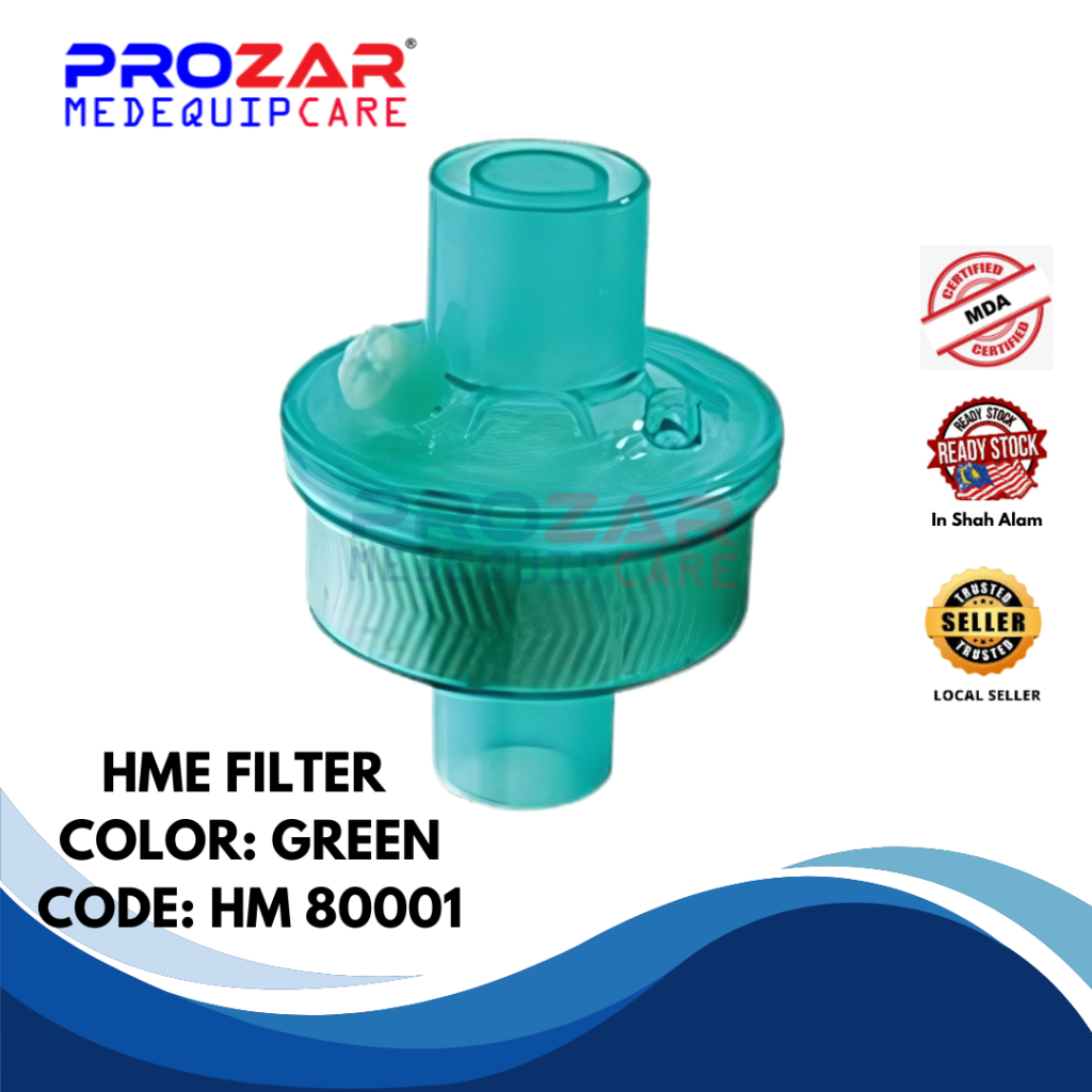 HME FILTER GREEN ADULT - PROZAR MEDEQUIPCARE