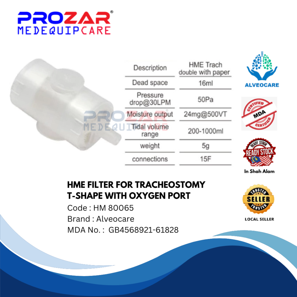 TRACHY-VENT HME FILTER TRACHEOSTOMY THERMOVENT-T W ITH OR WITHOUT ...