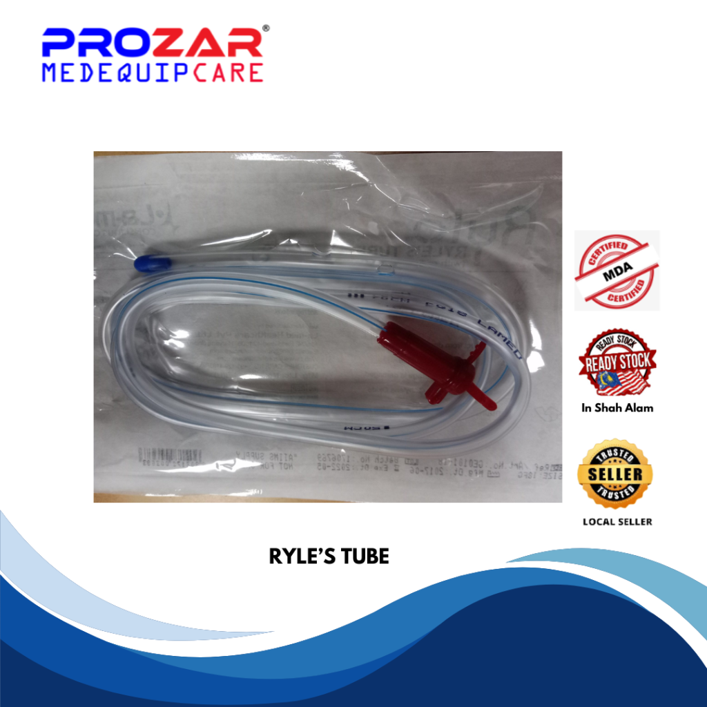 RYLES TUBE 6,8,10,12,14,16 FG LENGHT 105CM FOR ENTEREL FEEDING ...