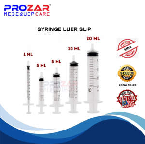 SYRINGE LUER SLIP CENTRE - PROZAR MEDEQUIPCARE