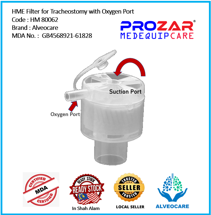 TRACHY-VENT HME FILTER TRACHEOSTOMY THERMOVENT-T W ITH OR WITHOUT ...