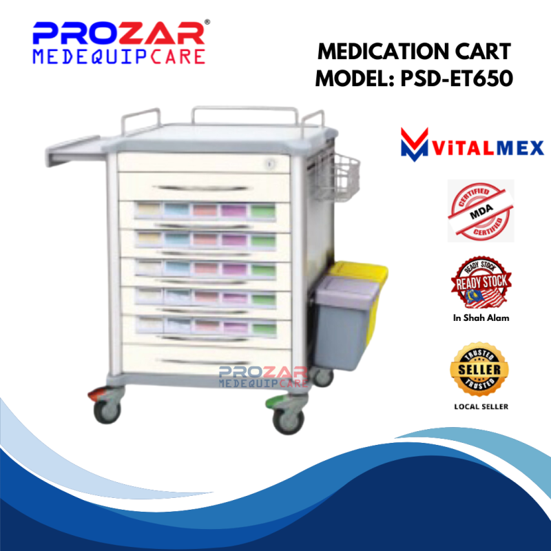 MEDICATION CART MODEL: PSD-ET650 - PROZAR MEDEQUIPCARE