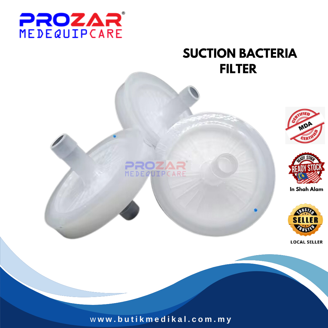 SUCTION BACTERIA FILTER - PROZAR MEDEQUIPCARE