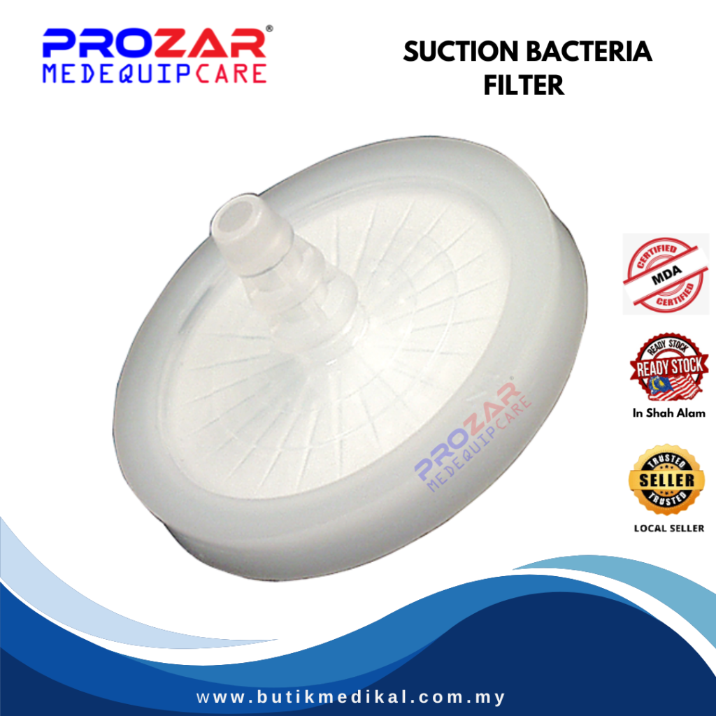 SUCTION BACTERIA FILTER - PROZAR MEDEQUIPCARE