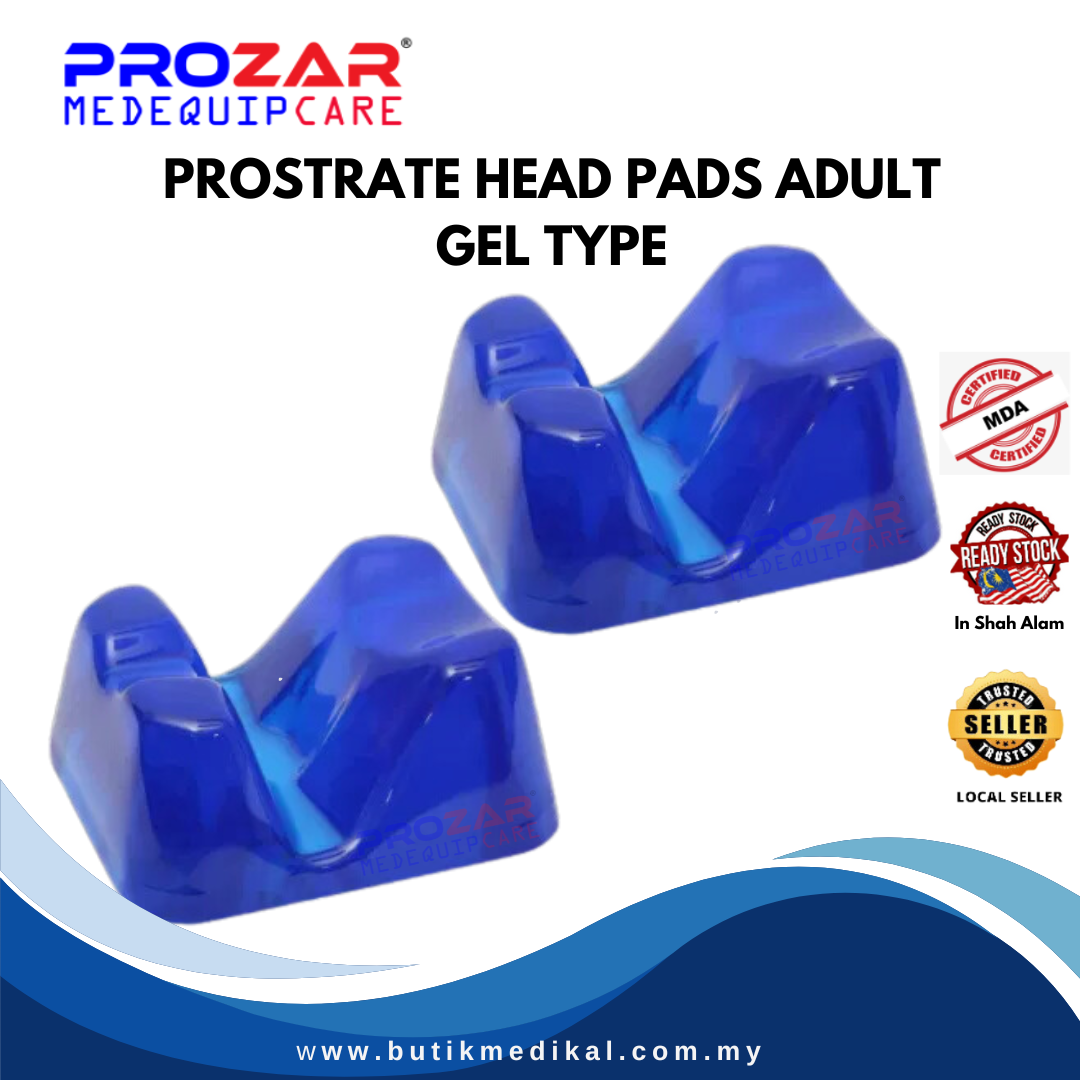 PROSTRATE HEAD PADS GEL TYPE - PROZAR MEDEQUIPCARE prostrate head pads gel