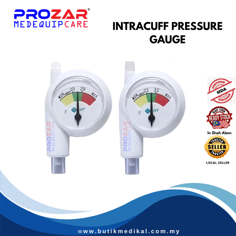 INTRACUFF PRESSURE GAUGE MANOMETER - PROZAR MEDEQUIPCARE