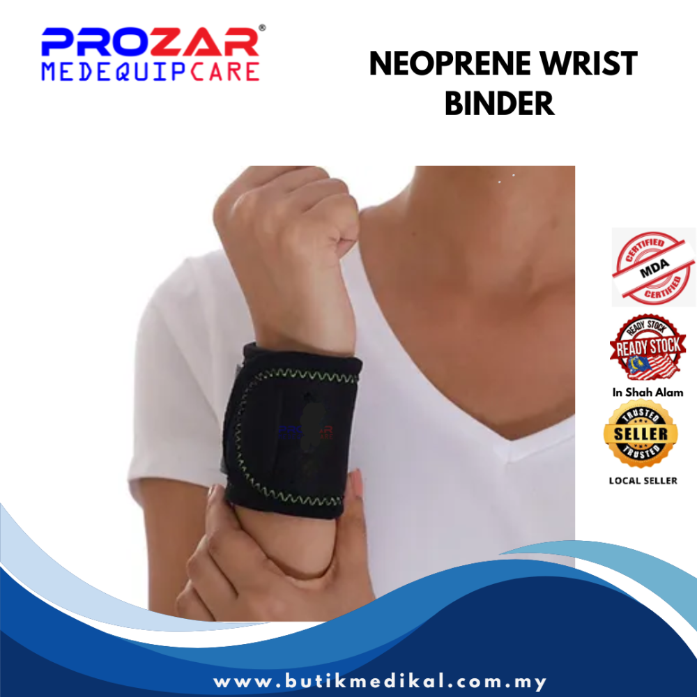 NEOPRENE WRIST BINDER - PROZAR MEDEQUIPCARE